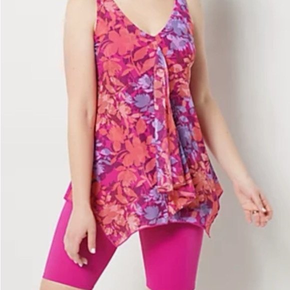 Denim&Co | Swim | New In Bag Denim And Co Beach Vneck Handkerchief ...